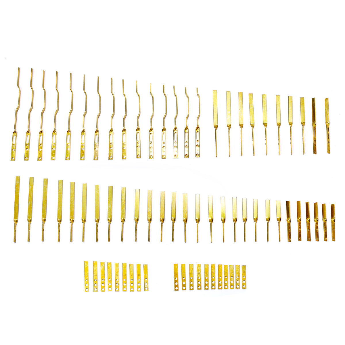 Fender Rhodes Reproduction Tone Bar Set (Zinc Plated) – Vintage Vibe